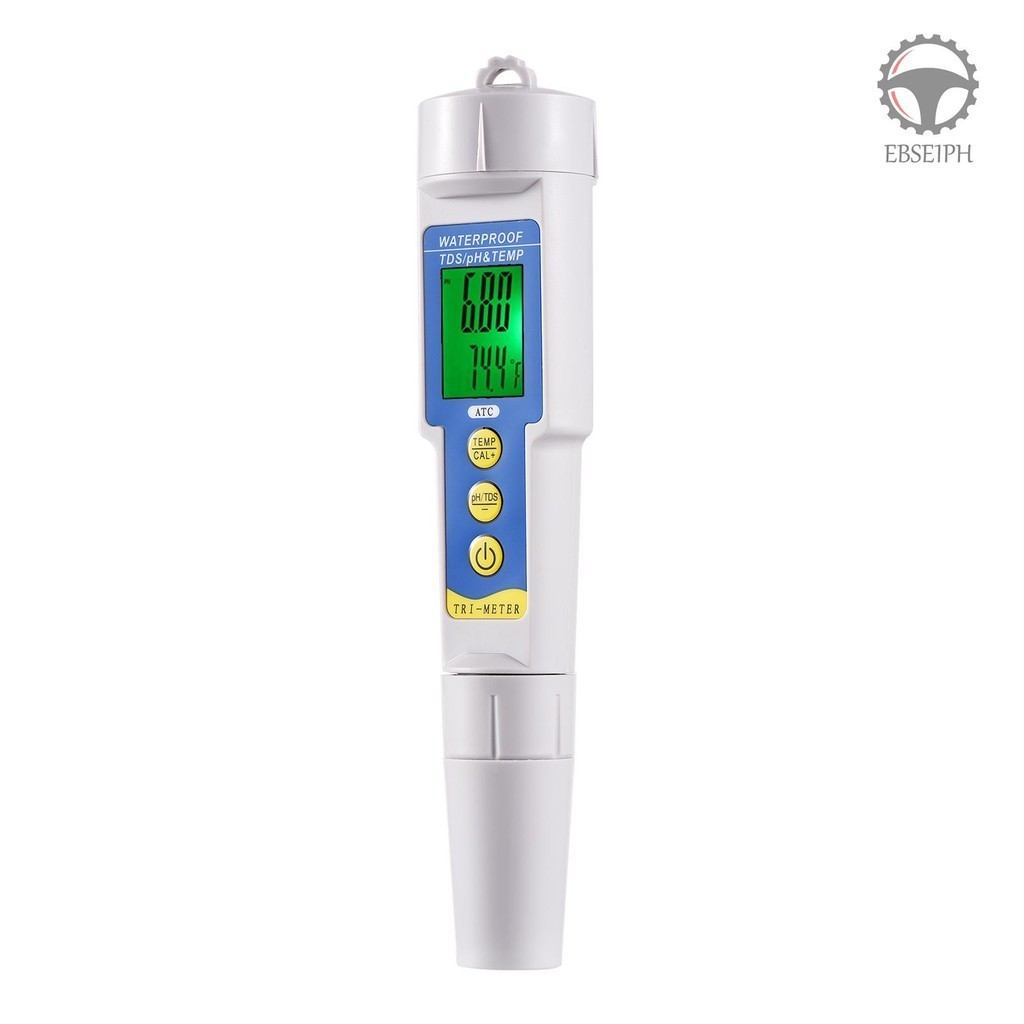 Ebsrph Mini Professional 3 in 1 Water Quality Tester Multi-parameter ...
