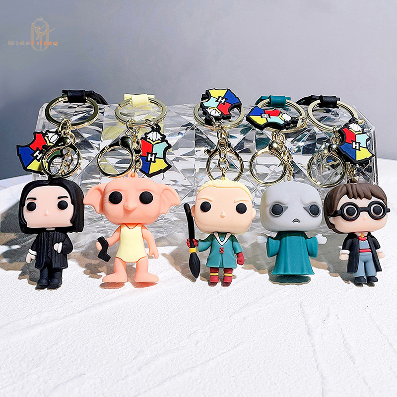 widefiling Harry Potter Keychain Cute Ron Hermione Voldemort And Gollum ...
