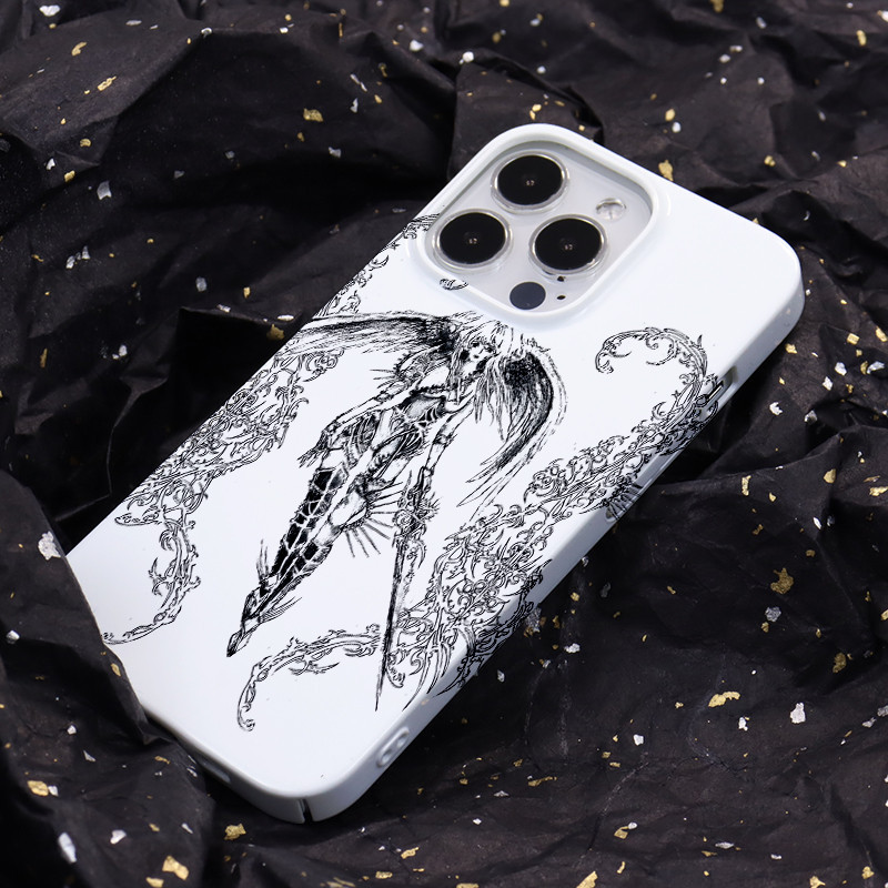 Creative cartoon Gothic knight full package anti drop hard case phone ...