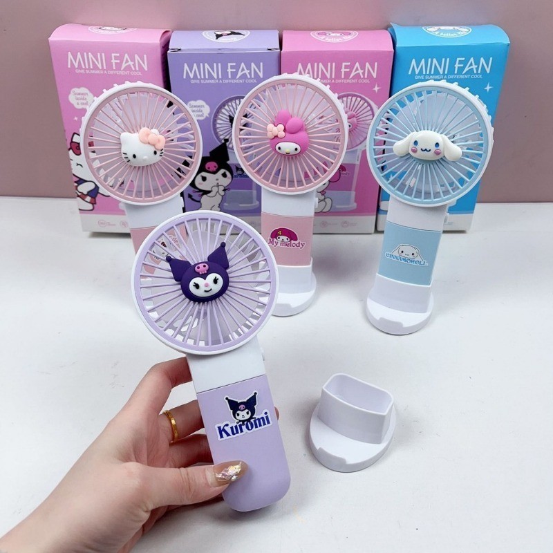 Sanrioed Anime Cute Kuromi My Melody Cinnamoroll Portable Handheld ...