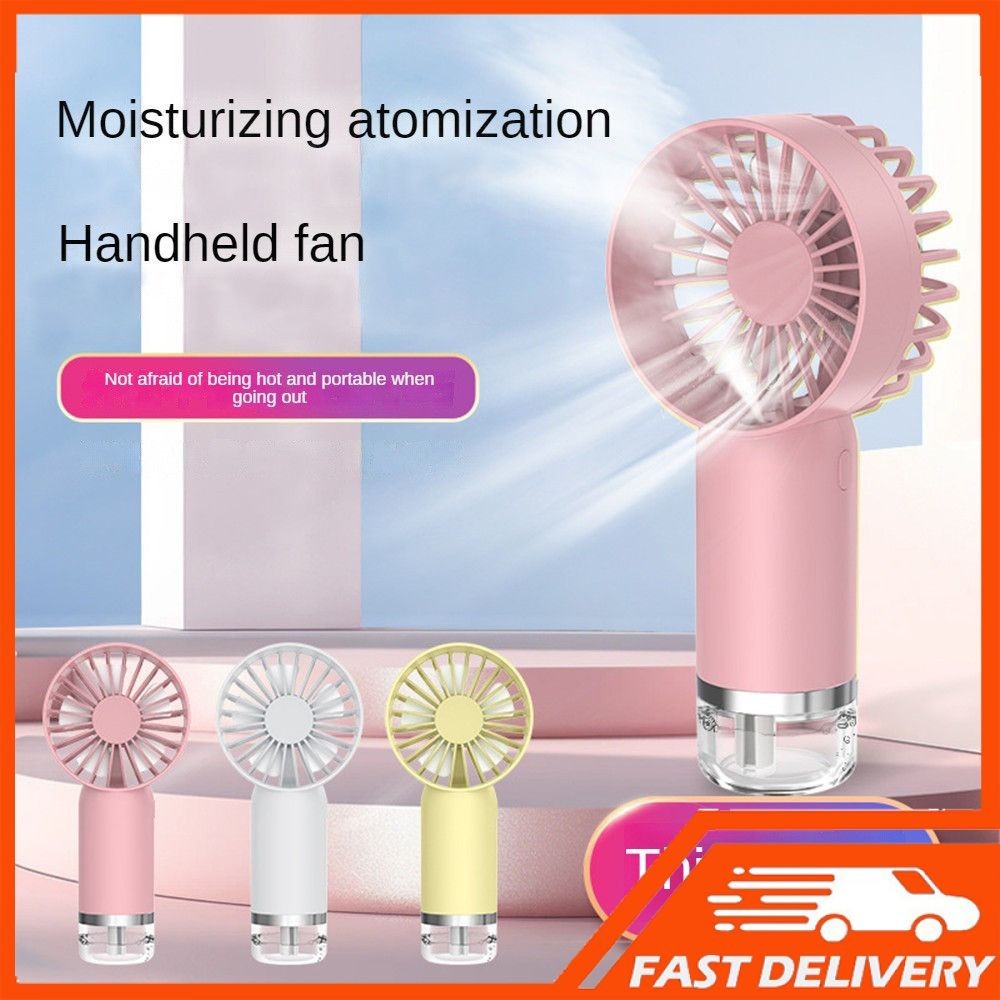 【top1store】 Summer New Spray Handheld Small Fan Student Portable ...