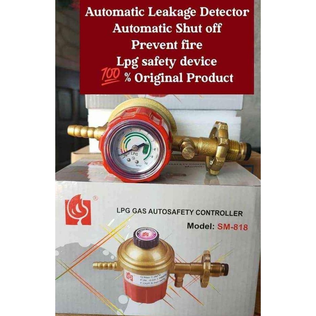 GG+SM-818 SHINE LPG Gas Regulator with Autosafety Controller | Shopee Philippines
