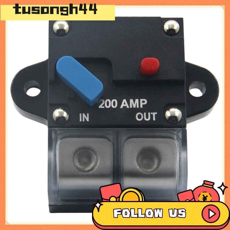 12-24 Volt DC 200A Circuit Breaker Trolling Motor Auto Car Marine ...
