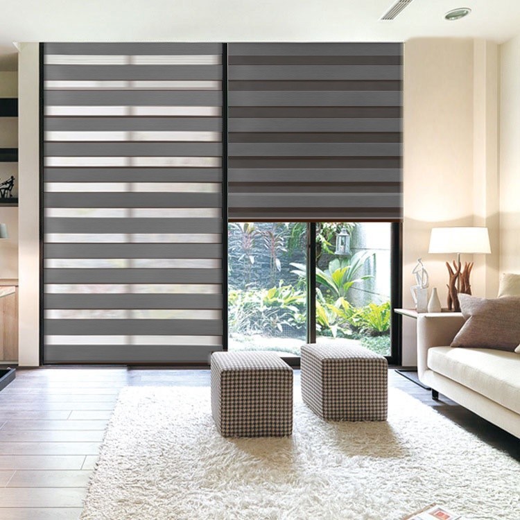 HOMEYOUNG Height Adjustable Roller Blinds Blackout Shades Window Glass ...