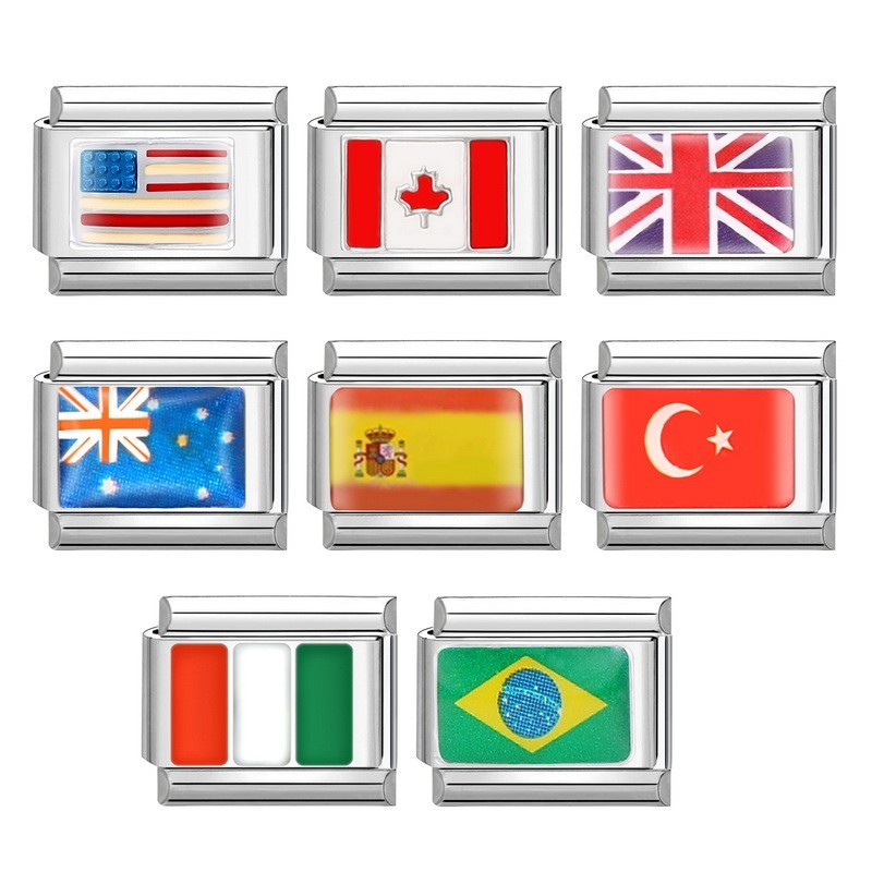 Charm Italian Links Fit 9mm Bracelet Making DIY Jewelry DIY Fashion ...