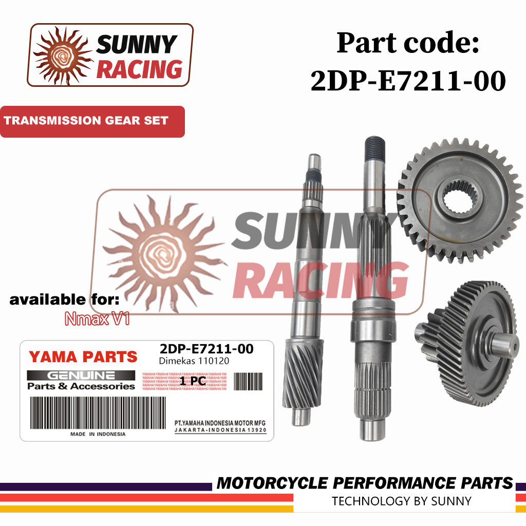 Motorcycle Parts Transmission GEAR SET for NMAX V1 | Shopee Philippines