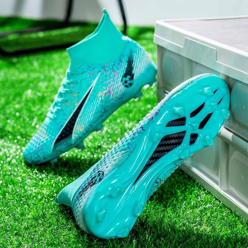 Genuine Large Size High-Top Football Boots Long Spikes New Style ...