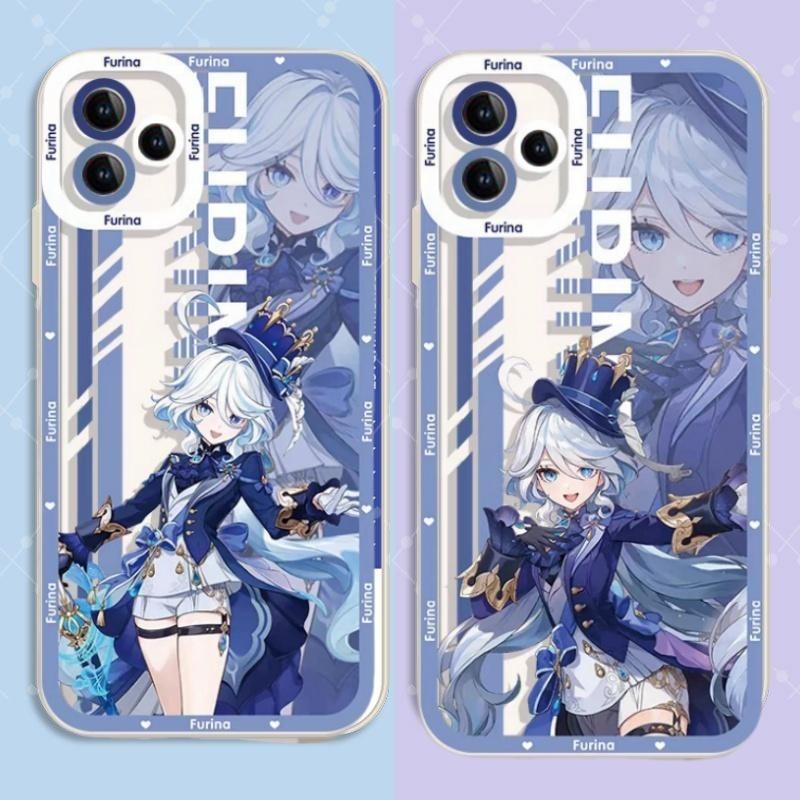 Cute Genshin Impact Furina Casing For Realme C21Y C25Y C51 C53 C55 C21 ...