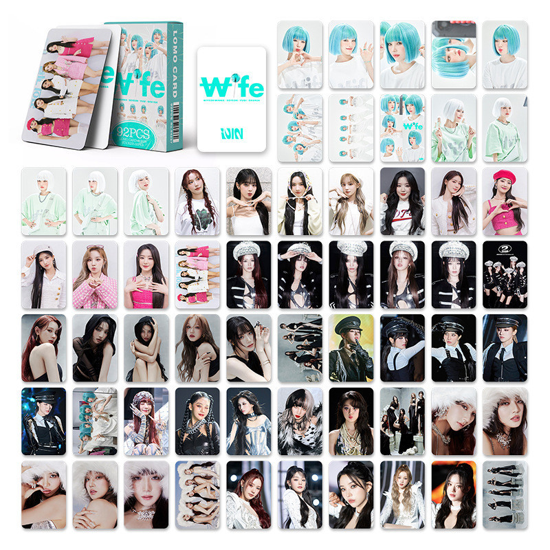 92pcs/box (G)IDLE Lomo cards Wife 2nd Full Album [2] Super Lady ...