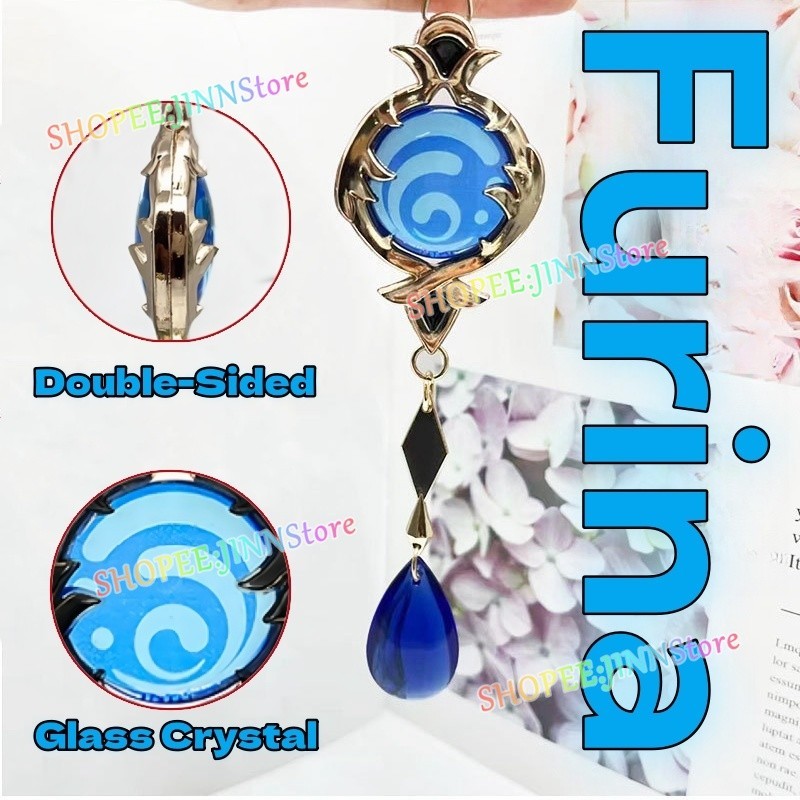 - JINN - Genshin Impact Fontaine VISION Keychain FURINA Cosplay ...