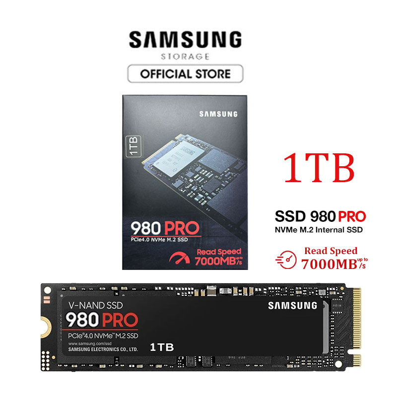 Samsung 980PRO PCIe NVMe M.2 SSD 1TB Internal Solid State Drive 1TB Desktop Laptop Hard | Shopee ...