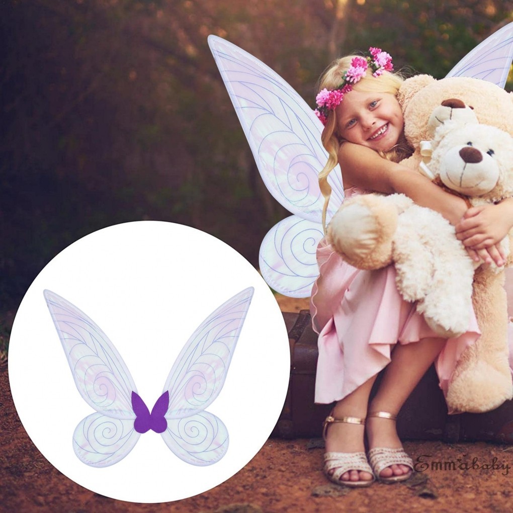 Emma-Girls Butterfly Fairy Wings Princess Wings with Elastic Straps for ...
