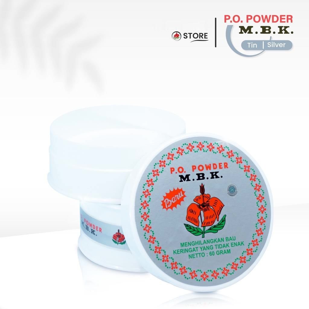 Mbk Tin Powder Deodorant Silver 60Gr (Pot) | Shopee Philippines