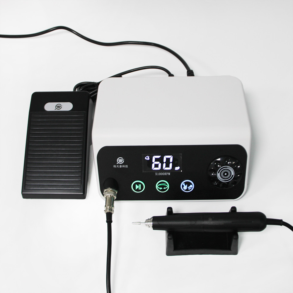 Dental Micromotor 60000RPM Brushless Electric Motor with Handpiece Foot ...