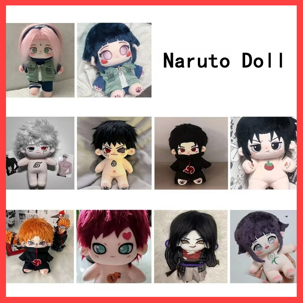 20cm Naruto Doll Gaara Kakashi SasukeUchiha Itachi Hinata Orochimaru ...