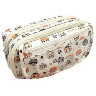 Cute Anime Haikyuu Transparent Pencil Bag Shoyo Hinata Oikawa Tooru ...