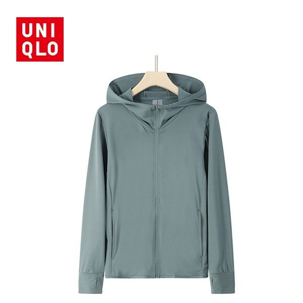 Women's jacket with windproof and sunblock Uniqlo ventilation sports ...