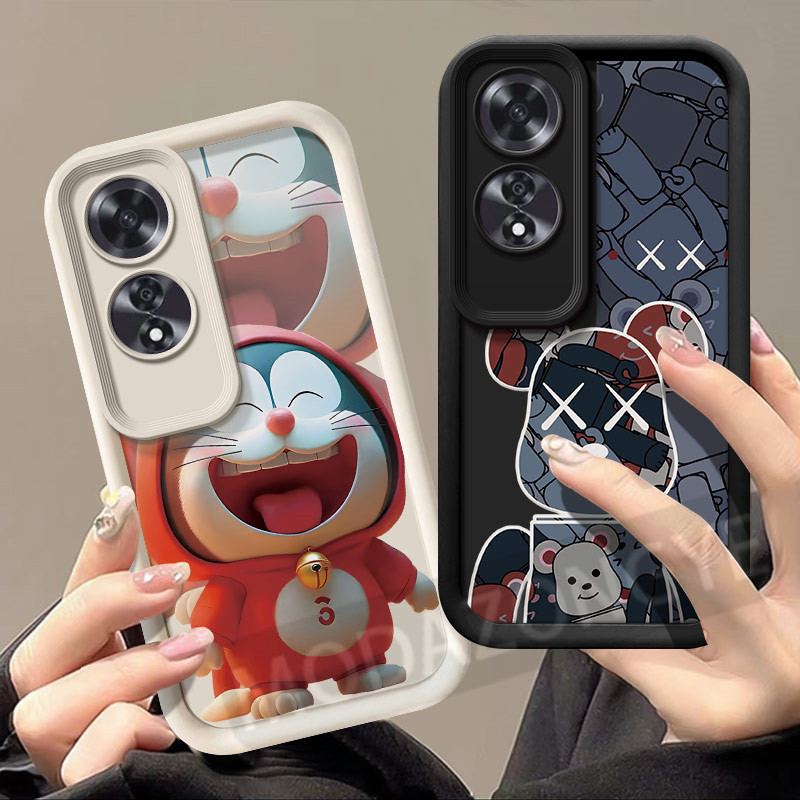 For OPPO A60 Case Silicone Soft TPU Shockproof Cartoon Pattern CPH2631 ...