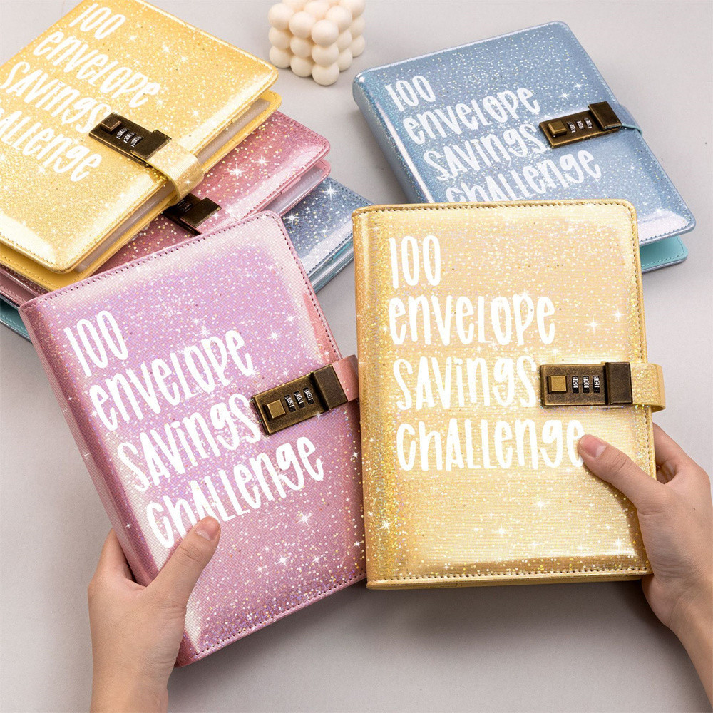 100 Days Creative Savings Money Challenge Notebook for Cash Budget ...