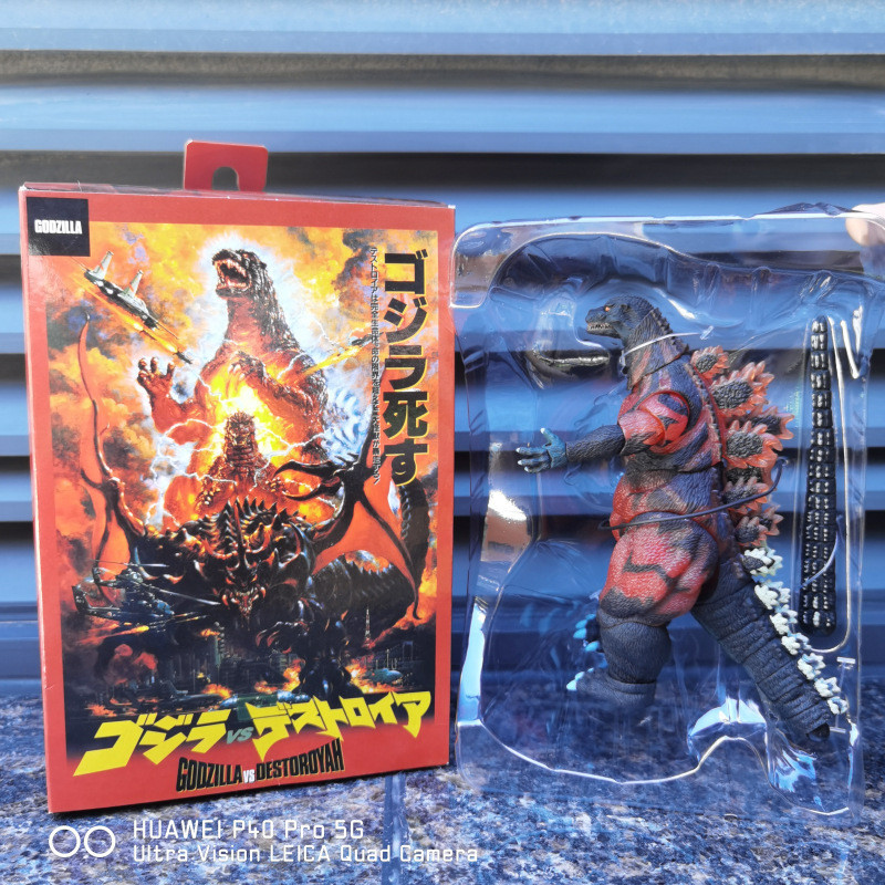 NECA1995 Red Lotus Godzilla Godzilla Handmade Nuclear Jet SHM movable ...