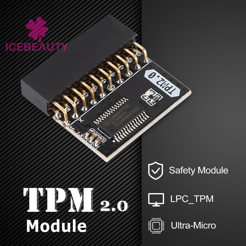 TPM 2.0 Module Motherboard Replacement Part TPM Remote Card 4 GB ...
