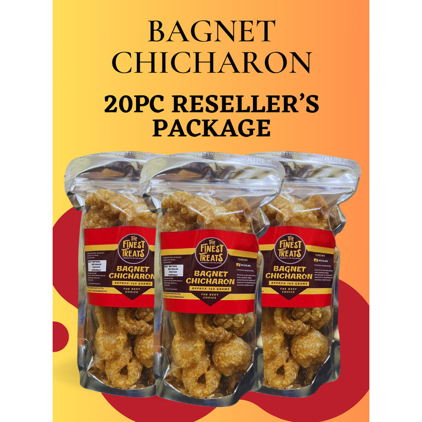 20PC Bagnet Chicharon - Reseller's Package | Shopee Philippines