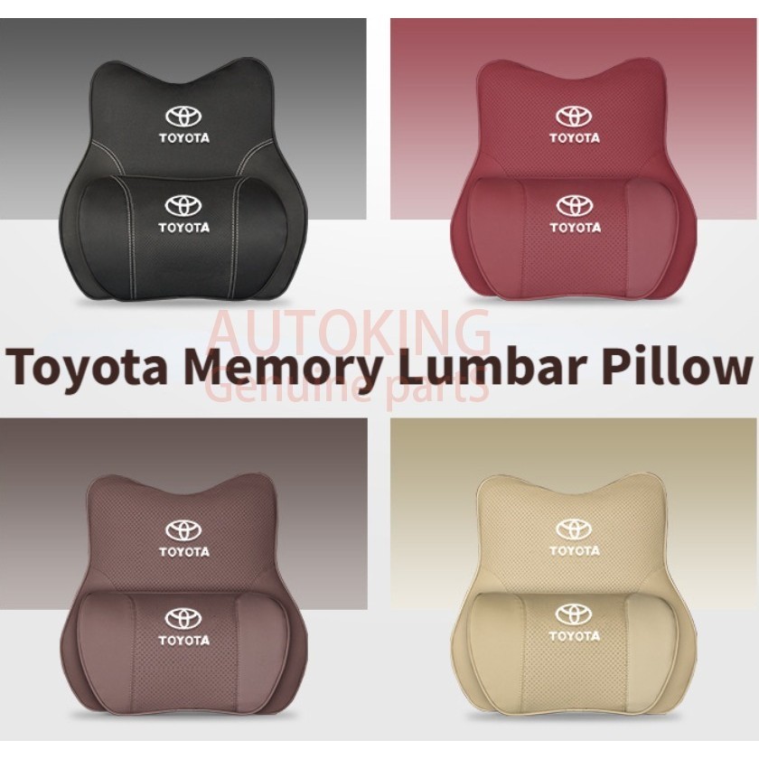 3D Car Lumbar Support with Logo Toyota Vios/Corolla Cross/Veloz ...
