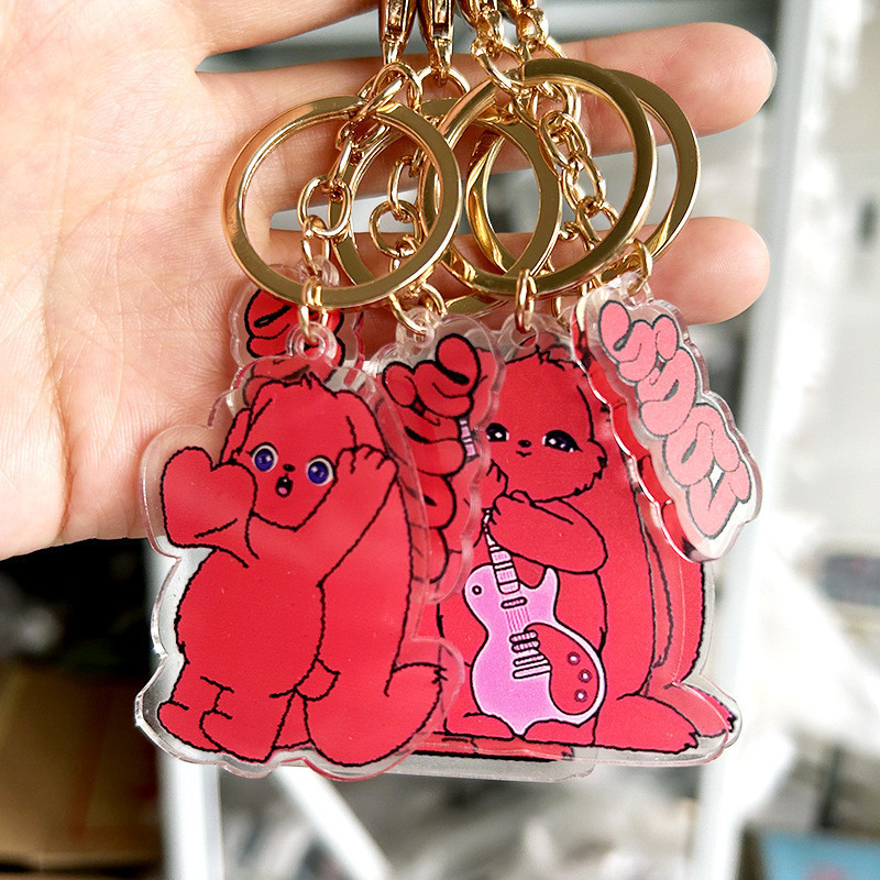 Kpop Idol GIDLE Keyring (G)I-DLE YUQI Acrylic Double-sided Printing ...