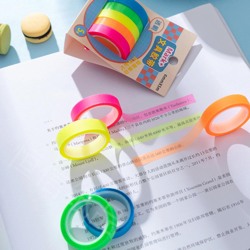 Fluorescence with sticky marking index stickers stationery supplies ...