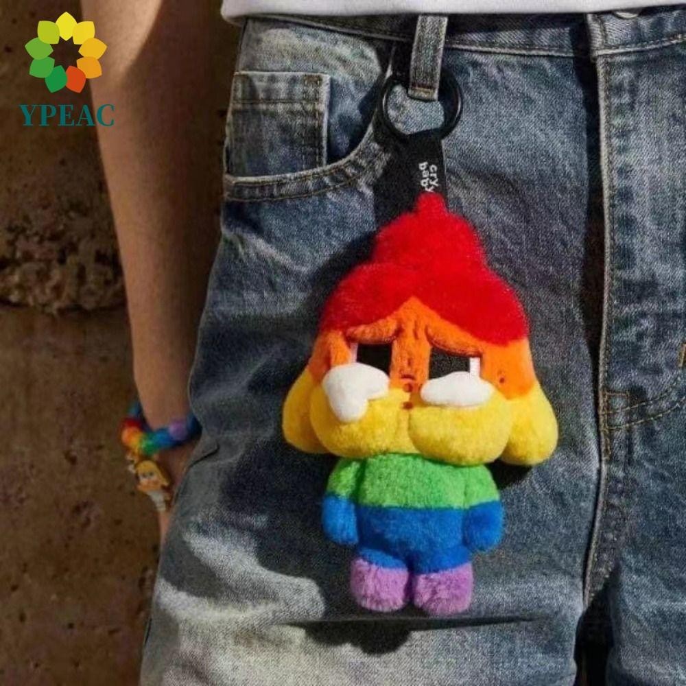 YPEAC Rainbow Crybaby Plush Keychain, The Powerpuff Girls Crying Girl ...