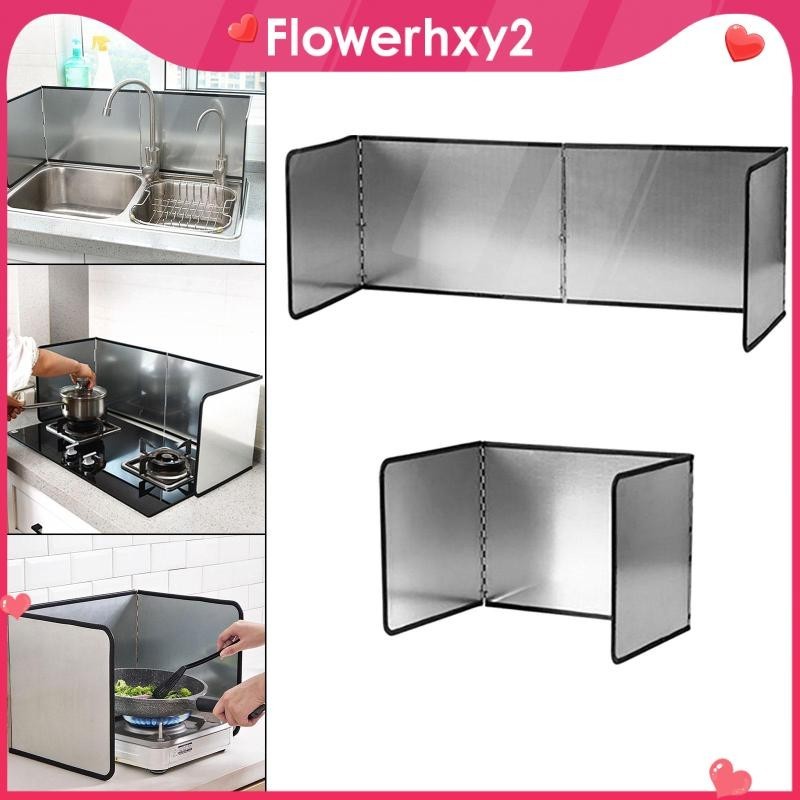 [Flowerhxy2] Oil Guard, Oil Splatter Screen Board, Kitchen Utensils ...