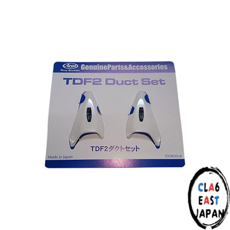 Arai TDF2 Ducts (Left and Right Set) Alpine White (Old Part No: 4461 ...