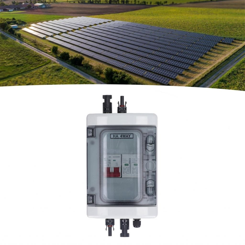 Buybybuy PV Combiner Box Solar Photovoltaic Waterproof Outdoor Breaker ...