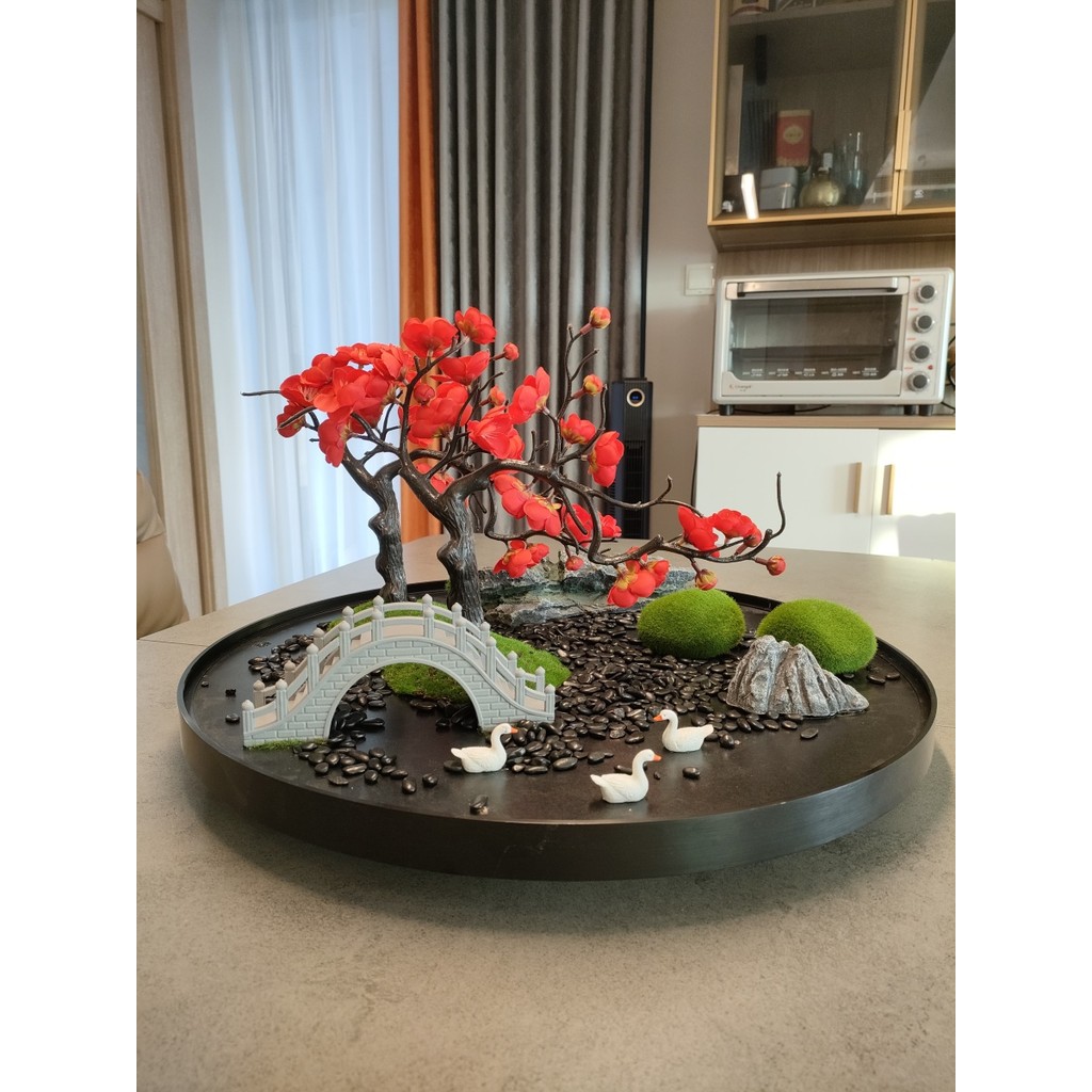 Table Centerpiece Electric Rotating Flower Decoration for Dining Room ...