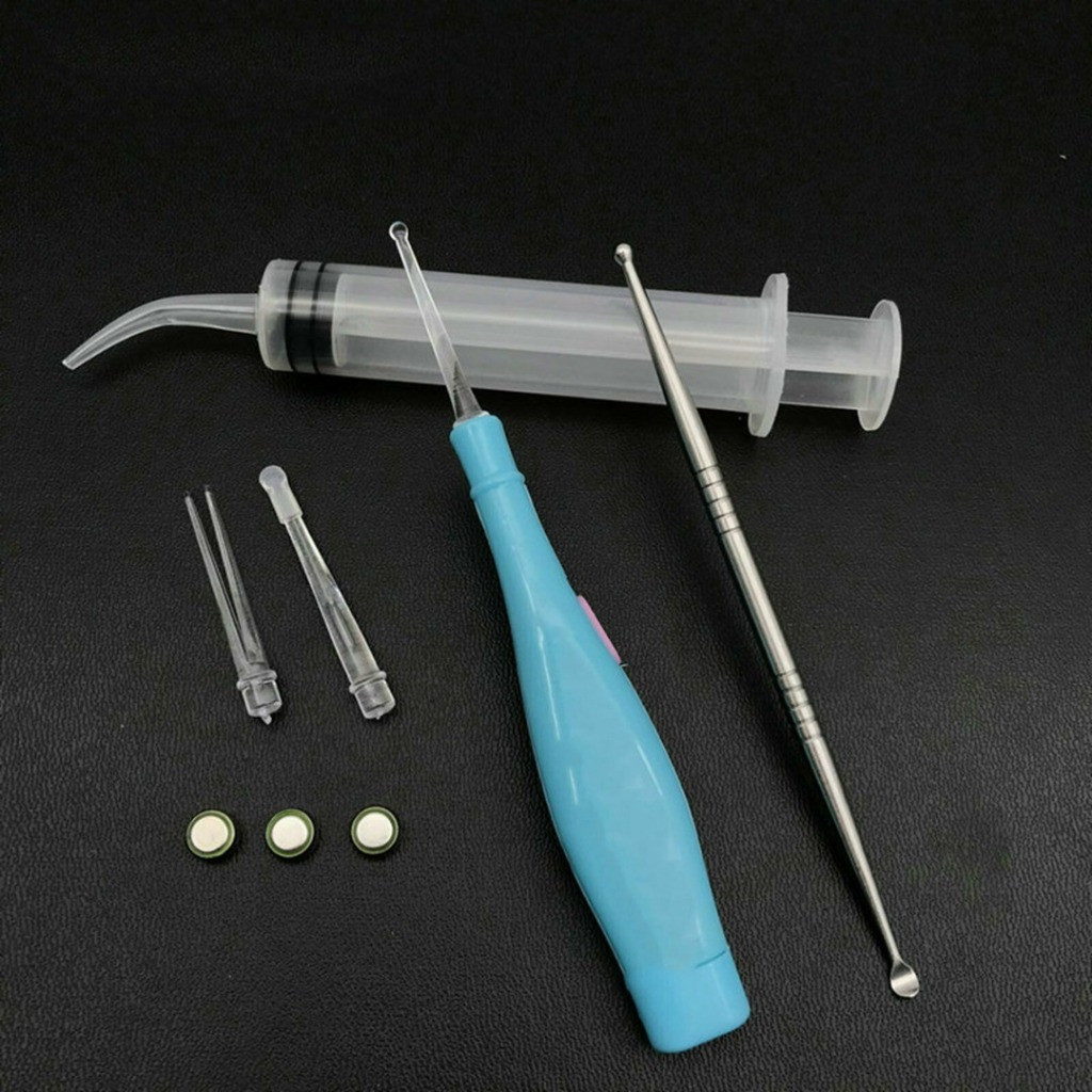 Ton Stone Removal Tool Stainless Steel Ear Wax Cleaner With LED Light ...