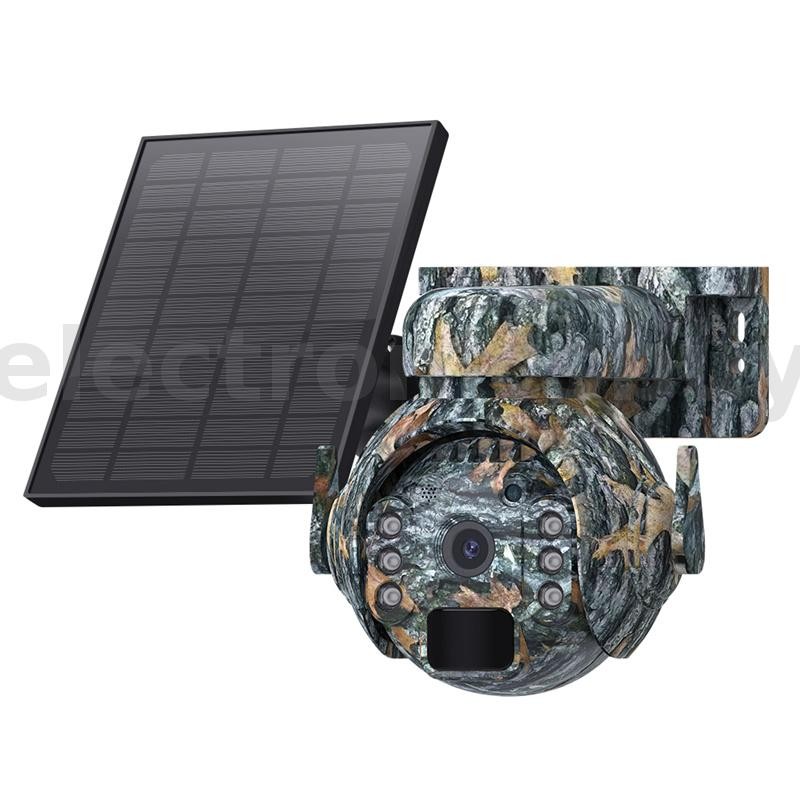 3MP 4G Solar Powered Cameras WIFI Wireless Outdoors 360° View Animal ...