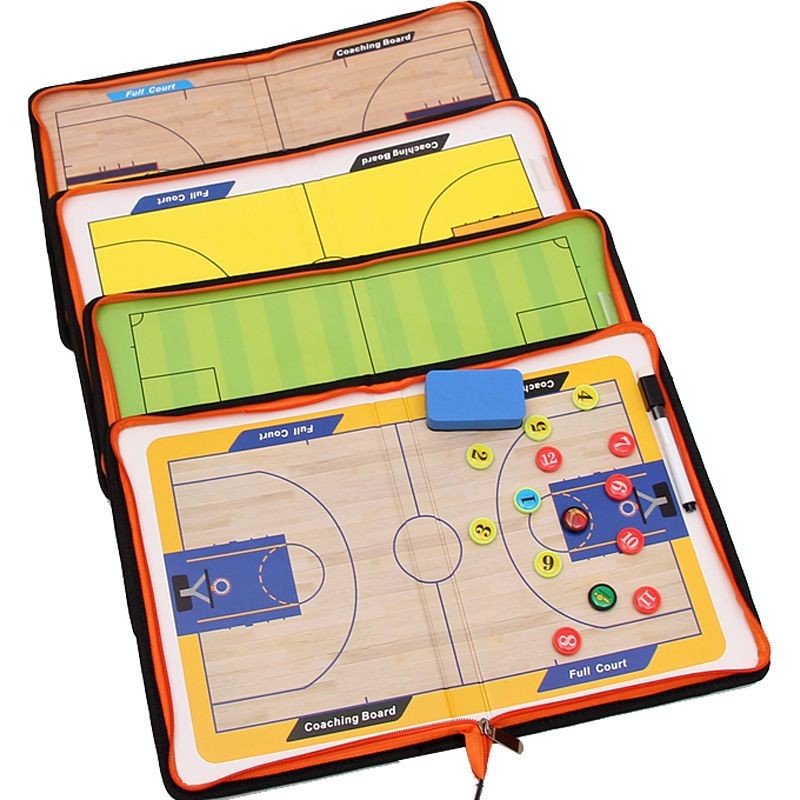 Portable Basketball Tactical Board Coach Command Book Basketball ...