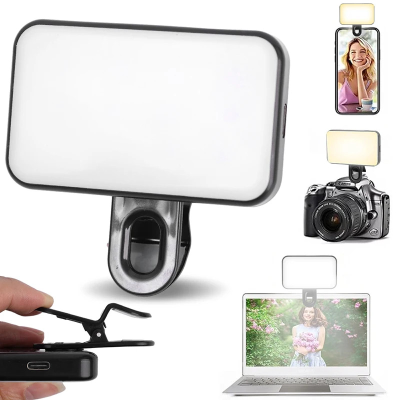 Portable Mini Selfie Fill Light On For Mobile Phone Computer Fill Light ...