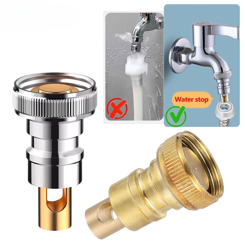 Washing Machine Faucet Water Stop Valve Full-automatic Anti Falling 1/2 ...