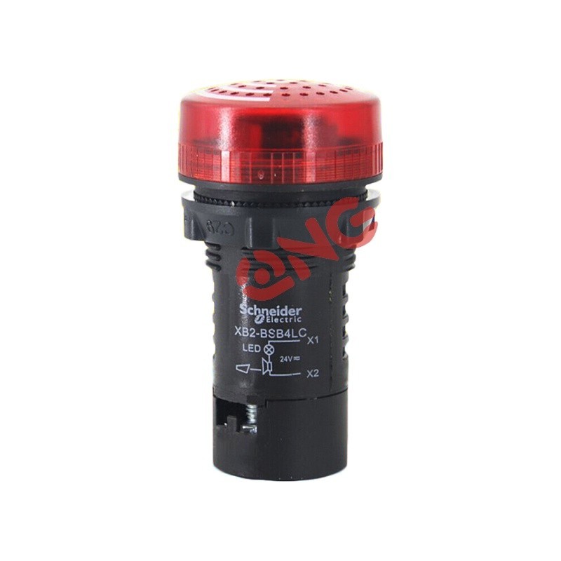 Schneider buzzer XB2BSB4LC intermittent sound DC24V shiny XB2BSM4LC red ...
