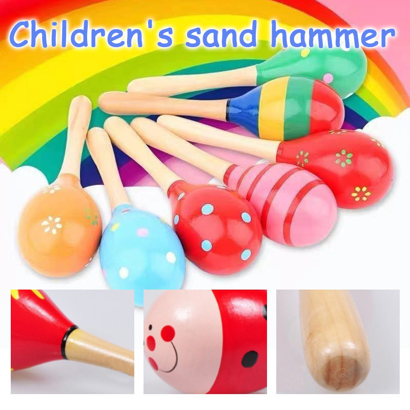 Wooden Maracas Baby Child Musical Instrument | Shopee Philippines