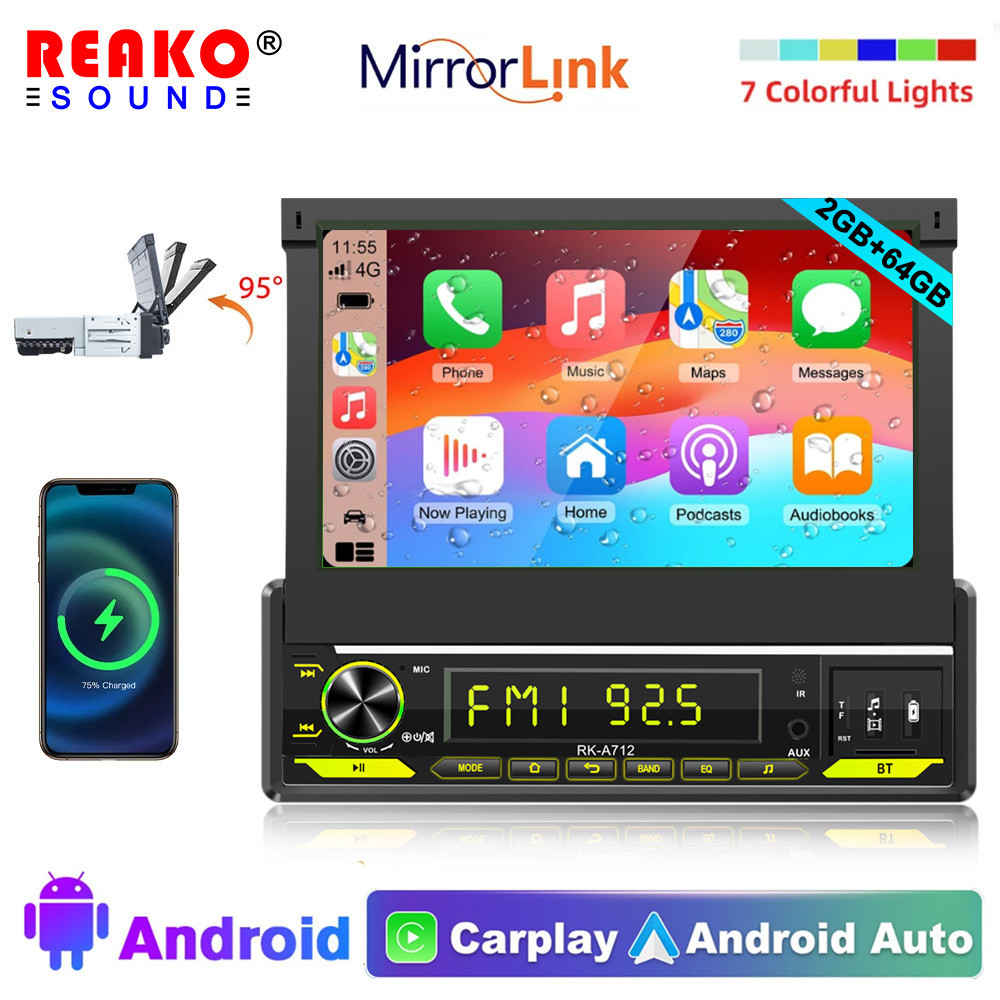 7-inch Android Car Multimedia with Carplay Function, Automatic ...