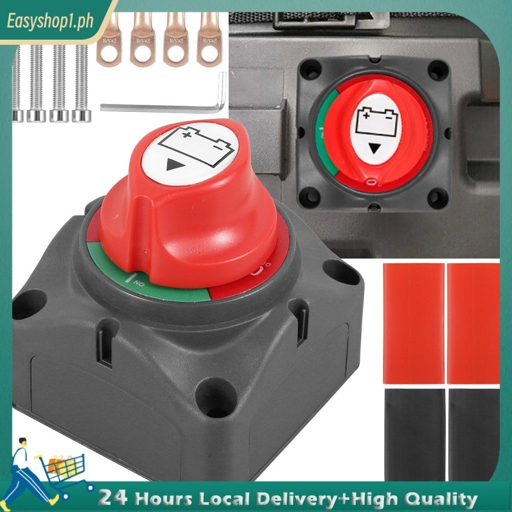 RV Battery Disconnect Switch Durable Car Battery Power Off Switch ...