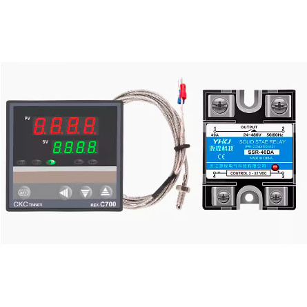 Thermostat REX-C100-400-C700-C900 Digital Display Intelligent Automatic Thermostat Temperature ...