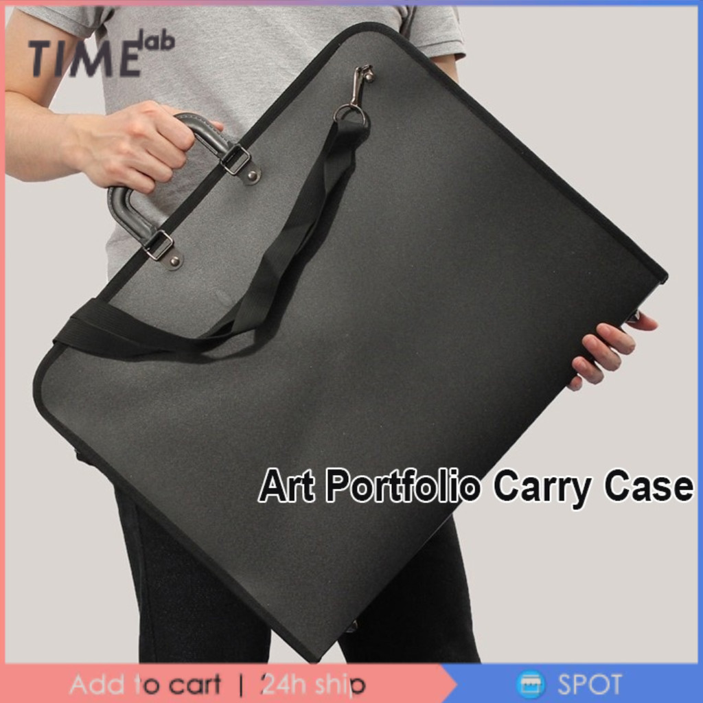 A3 Portfolio Expanding Folder File Organiser Document Carry Case ...