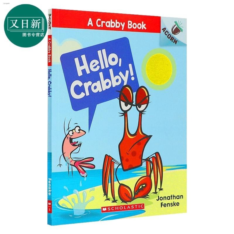 A Crabby Book 1: Hello, Crabby! Hello, Grumpy Crab Xue Le Acorn Series ...