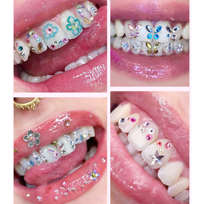 Tooth Sticker Tooth Diamond diy Set Tooth Sticker Diamond Tooth Diamond ...