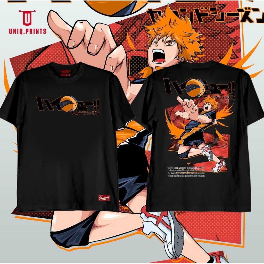 UNIQ.PRINTS HAIKYUU GRAPHIC COTTON TSHIRT FOR MEN AND WOMEN | Shopee ...