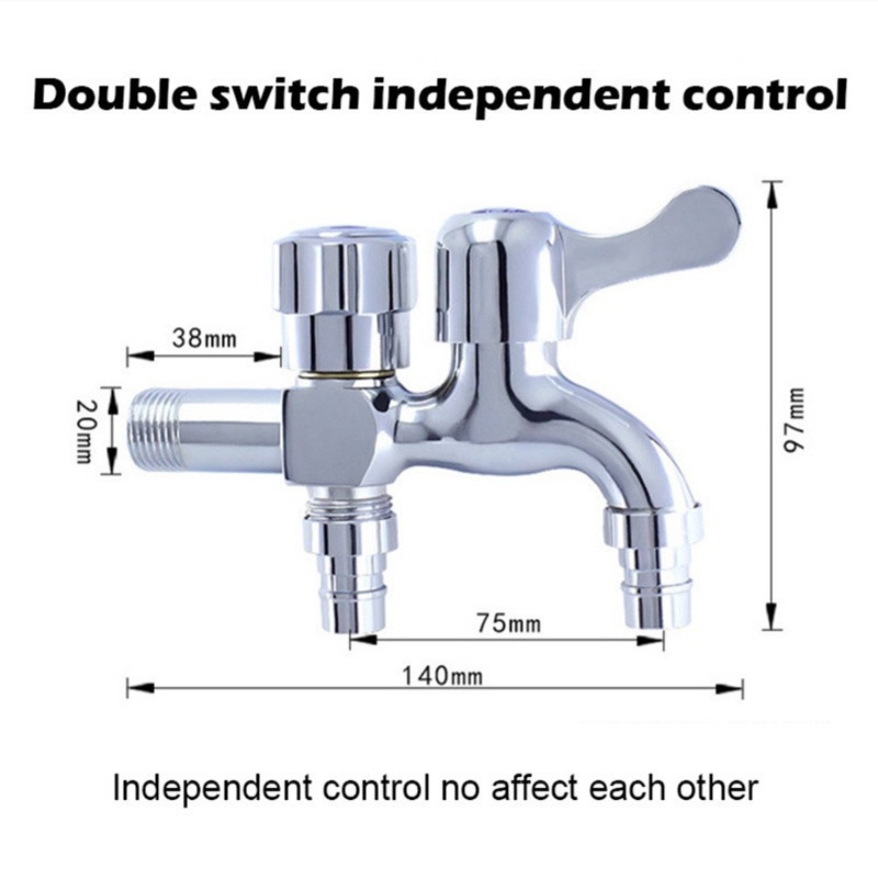 Best Two Way Faucet 304 Stainless Steel Dual Function Tap Faucet ...