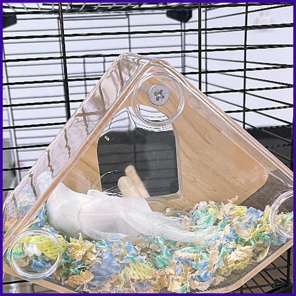 Cockatiel Nesting Box Lovebirds Nesting Station House Easy To Clean ...